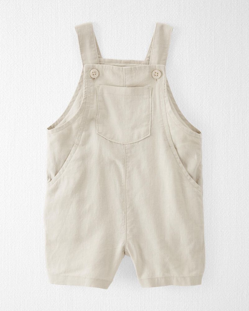 OVEROL DE LINO- BEIGE - babypandita.com